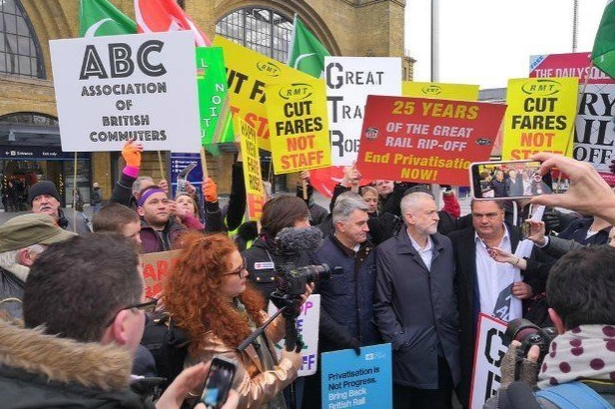 ‘Rail Revolution’ Protests at stations nationwide against huge fare ...